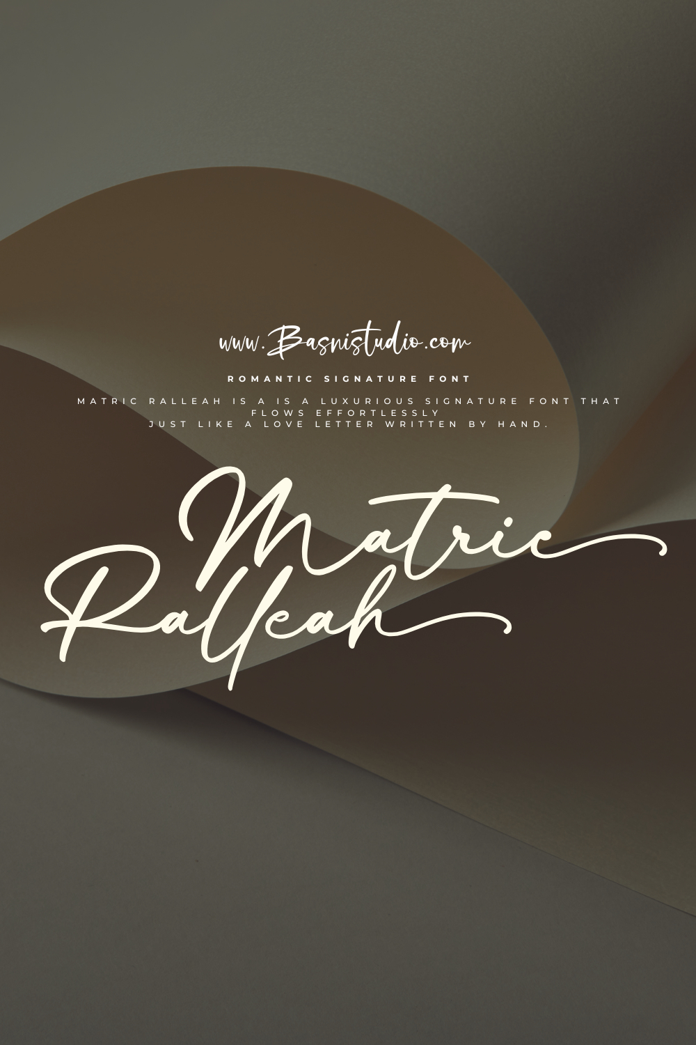 Matric Ralleah Signature Font