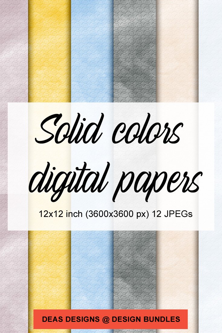 Solid colors papers