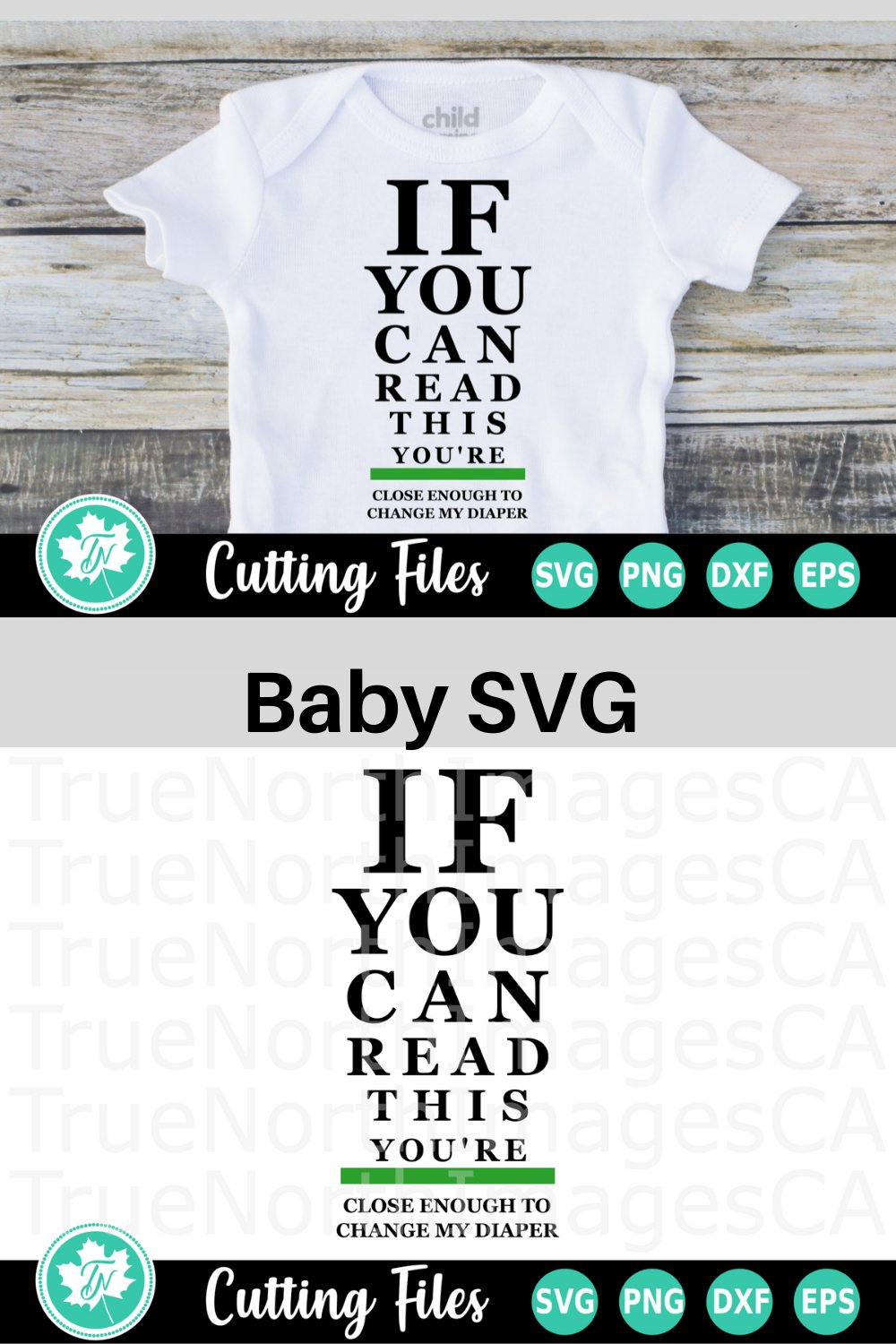 if You Can Read This - A Baby SVG Cut File