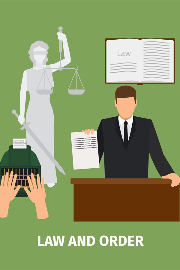 Law and order concept