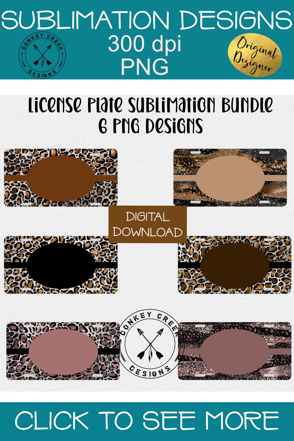 Sublimation Bundle|Car Tag|License Plate Design|Monogram PNG