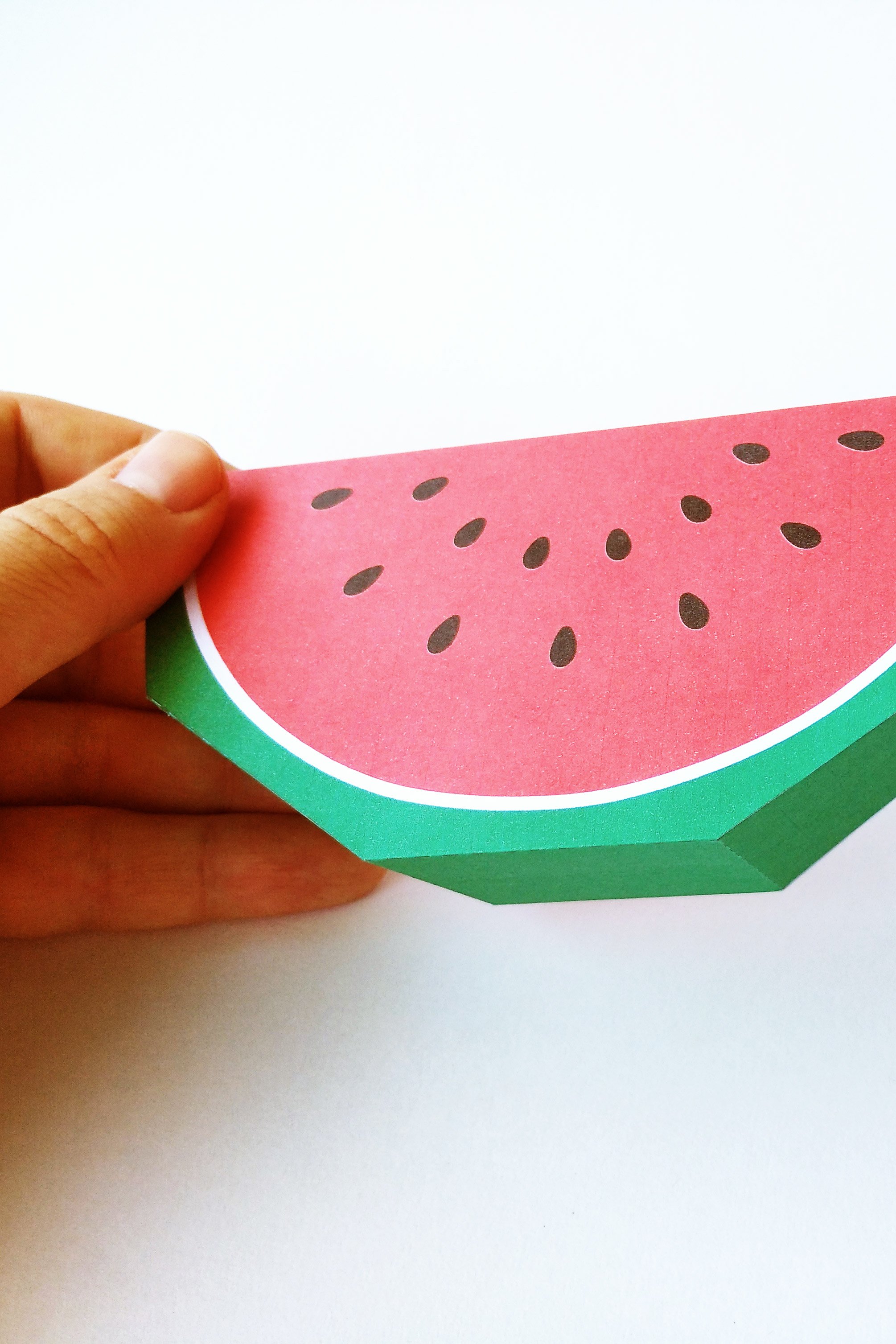 Slice of Watermelon DIY Papercraft Toy