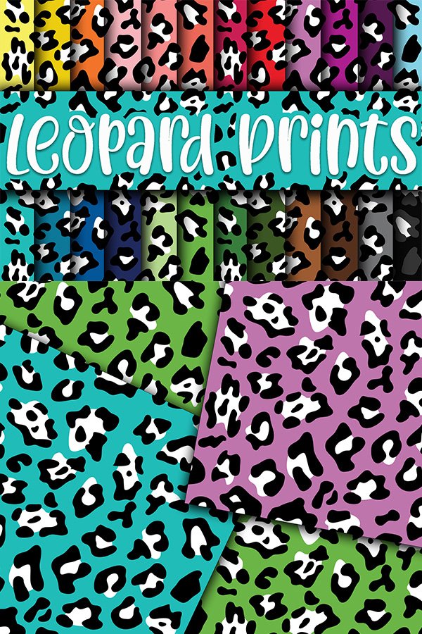 Leopard Print Digital Papers (1476543)