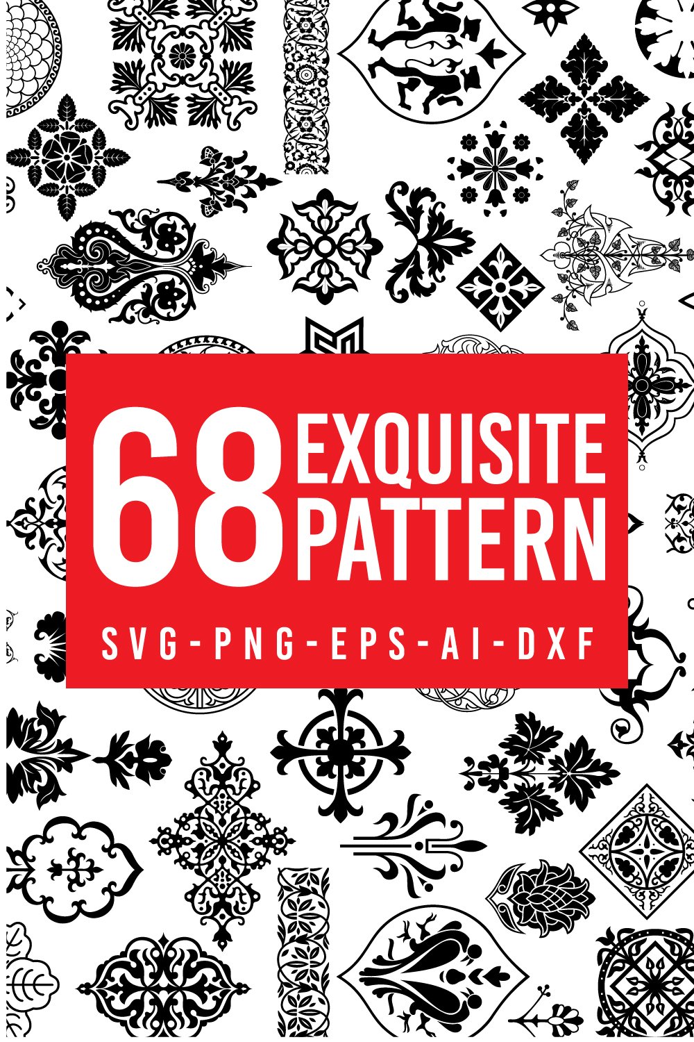 Decorative mandala svg bundle , Exquisite Pattern border svg