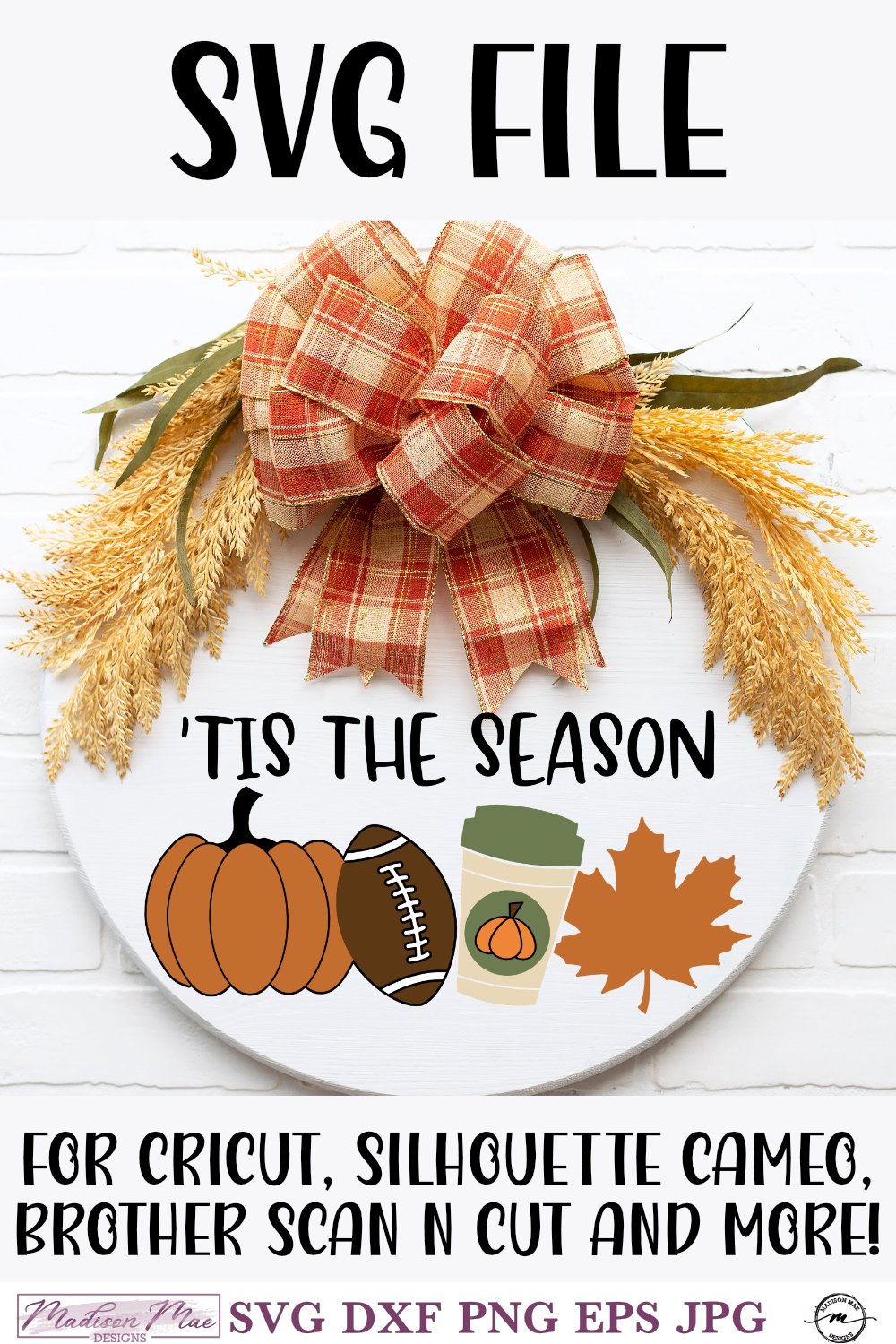 Fall Football SVG | 'Tis The Season