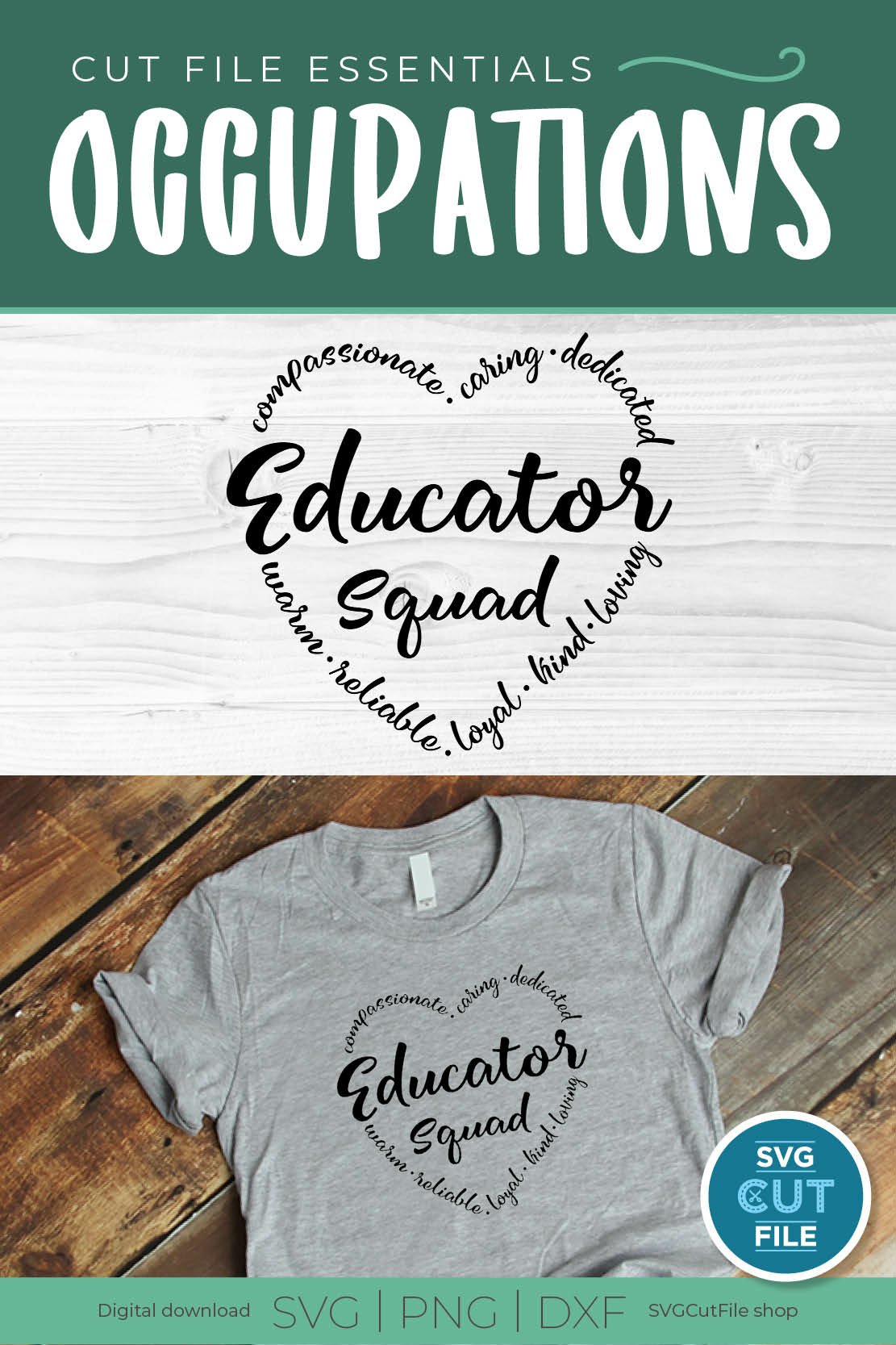 Educator squad svg-teacher svg for teacher appreciation week