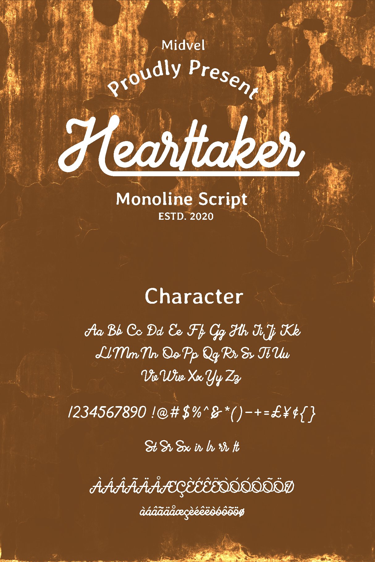 Hearttaker - Monoline Script Font (844284)