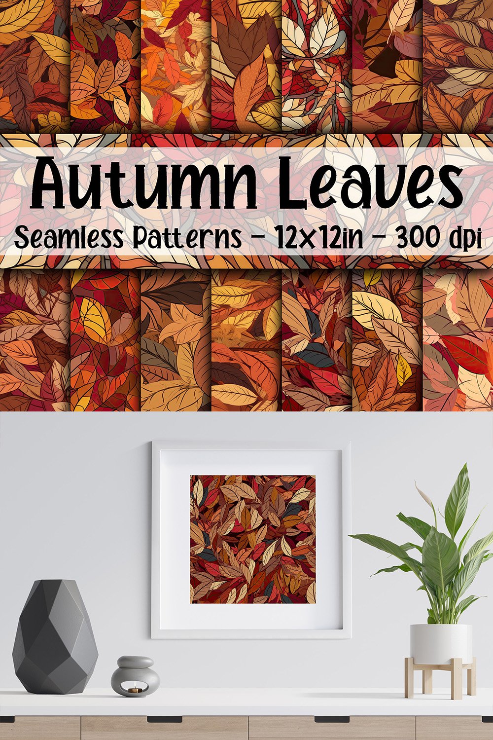 Autumn Leaves Digital Paper
