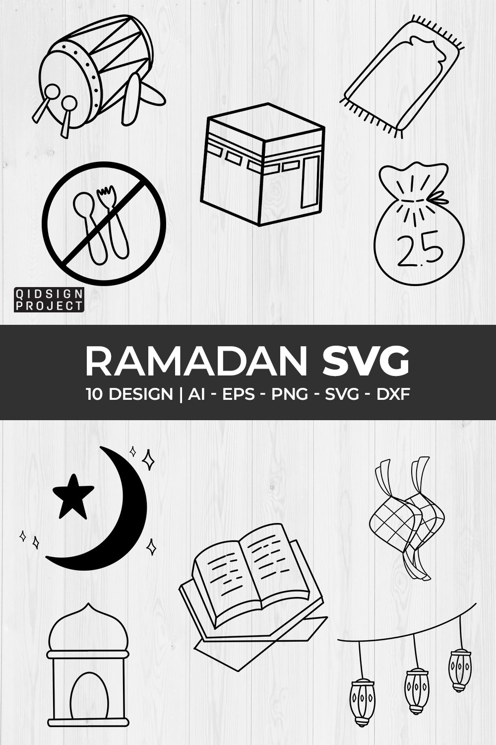 10 Ramadhan Svg, Ramadan Kareen, Islamic Svg, Eid Mubarak