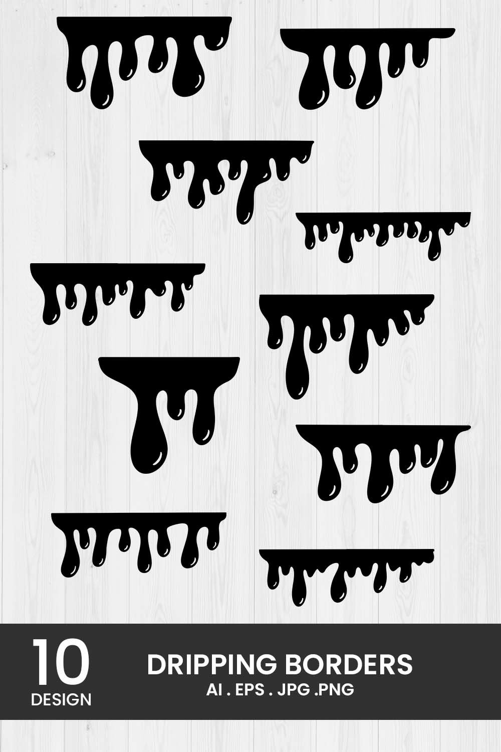 Dripping Borders With 10 Variations