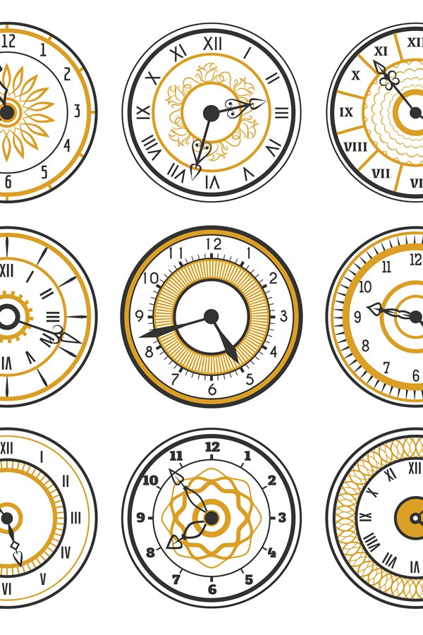 Vector watch face collection