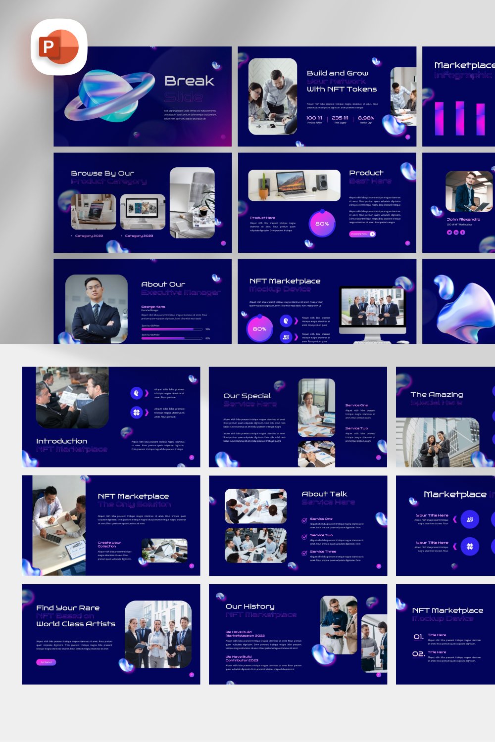 NFT Marketplace Presentation Template