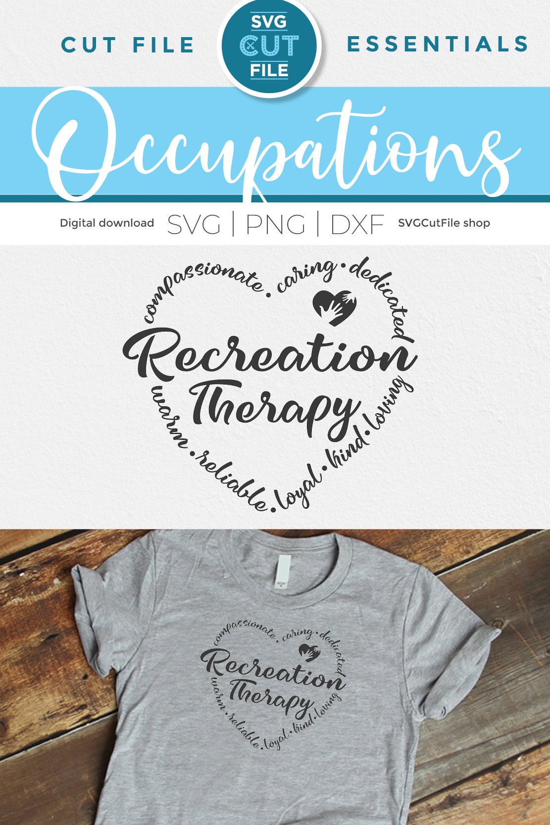 Recreational Therapy svg for play therapists