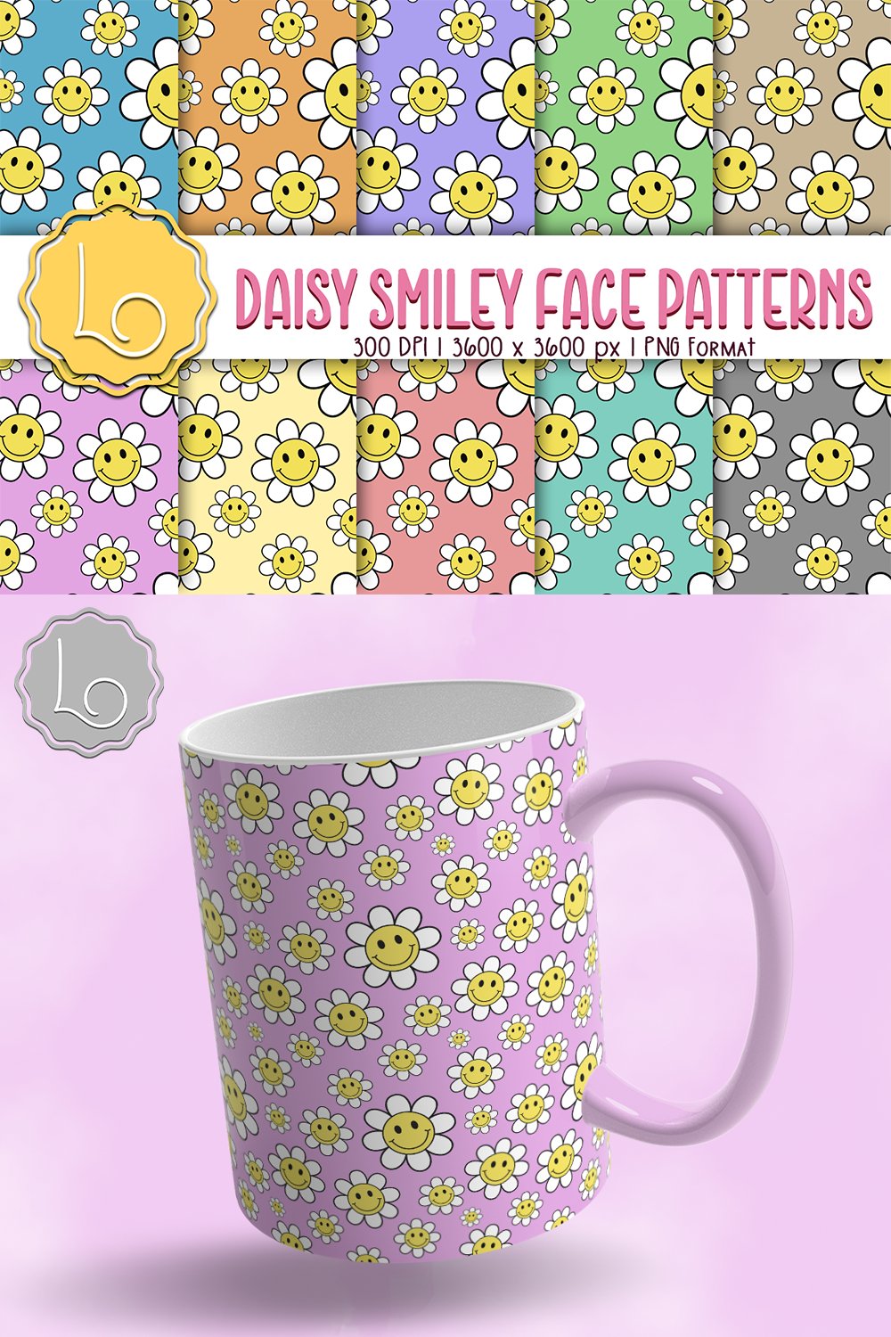 Daisy Smiley Face Patterns