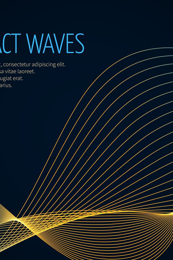 Futuristic abstract vector background with 3D illuminated so