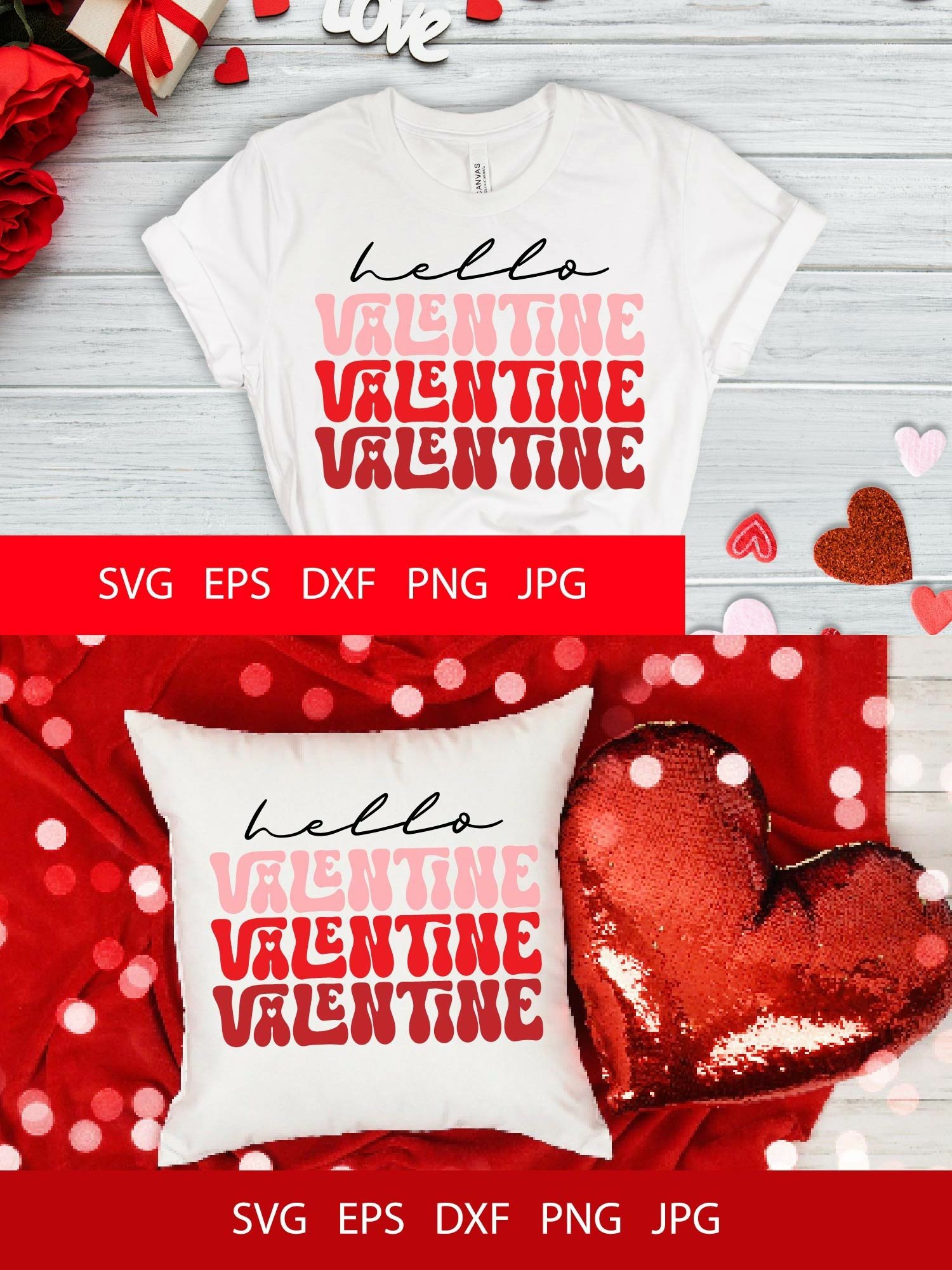 Hello Valentine SVG PNG (2385092)