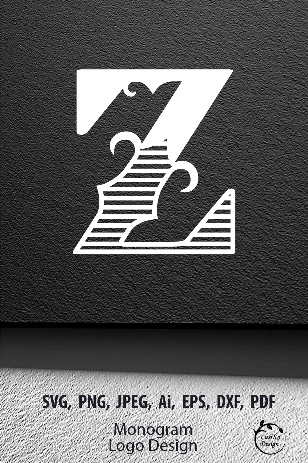 Monogram letter Z. Logo Design Letter z. Men masculine sign