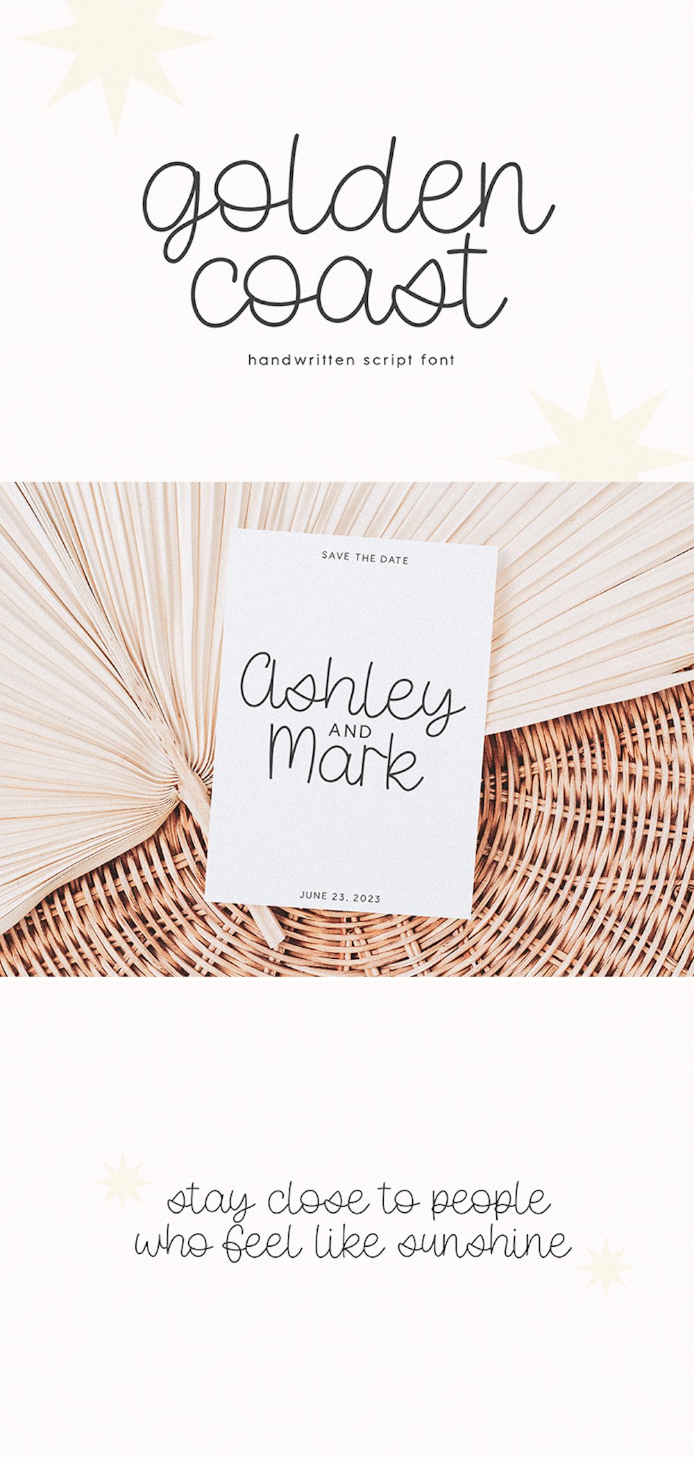 Golden Coast - Handwritten Script Font