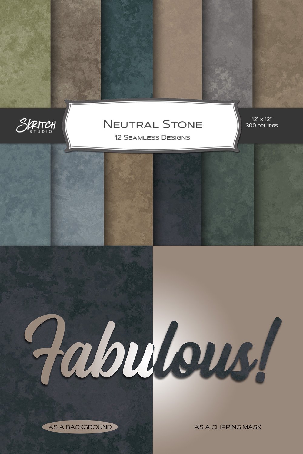Neutral Stone 12 Subtle Seamless Background Textures