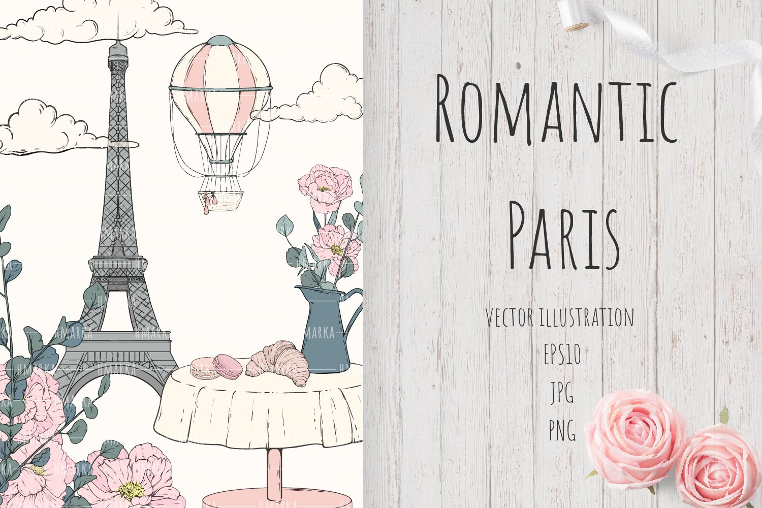 Romantic Paris Card#2