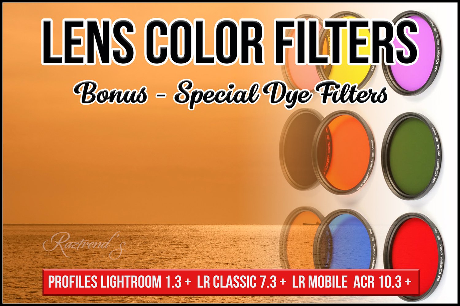 Lens Color Filters Profiles LR 7.3 ACR 10.3