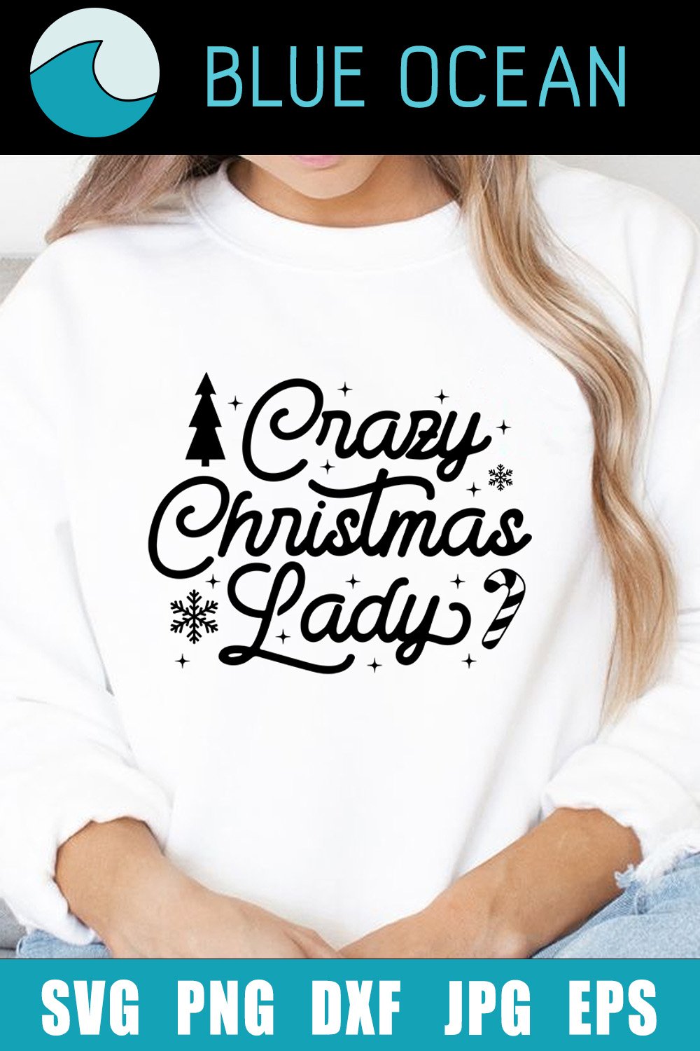 Crazy Christmas Lady SVG, Christmas shirt SVG