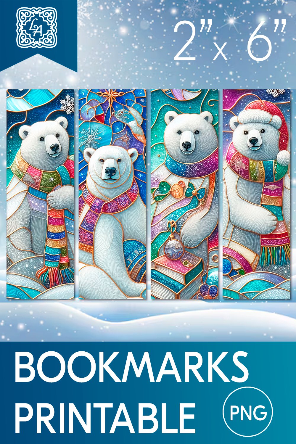 Christmas Printable Bookmark 4 PNG