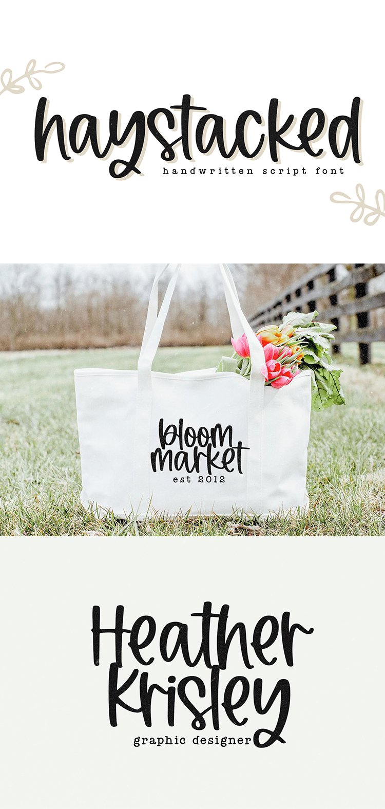 Haystacked - A Handwritten Script Font