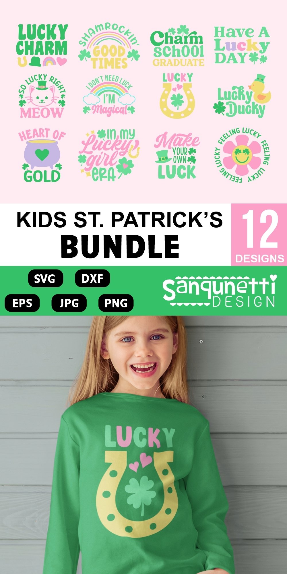 Retro Kids St. Patrick's Day Bundle