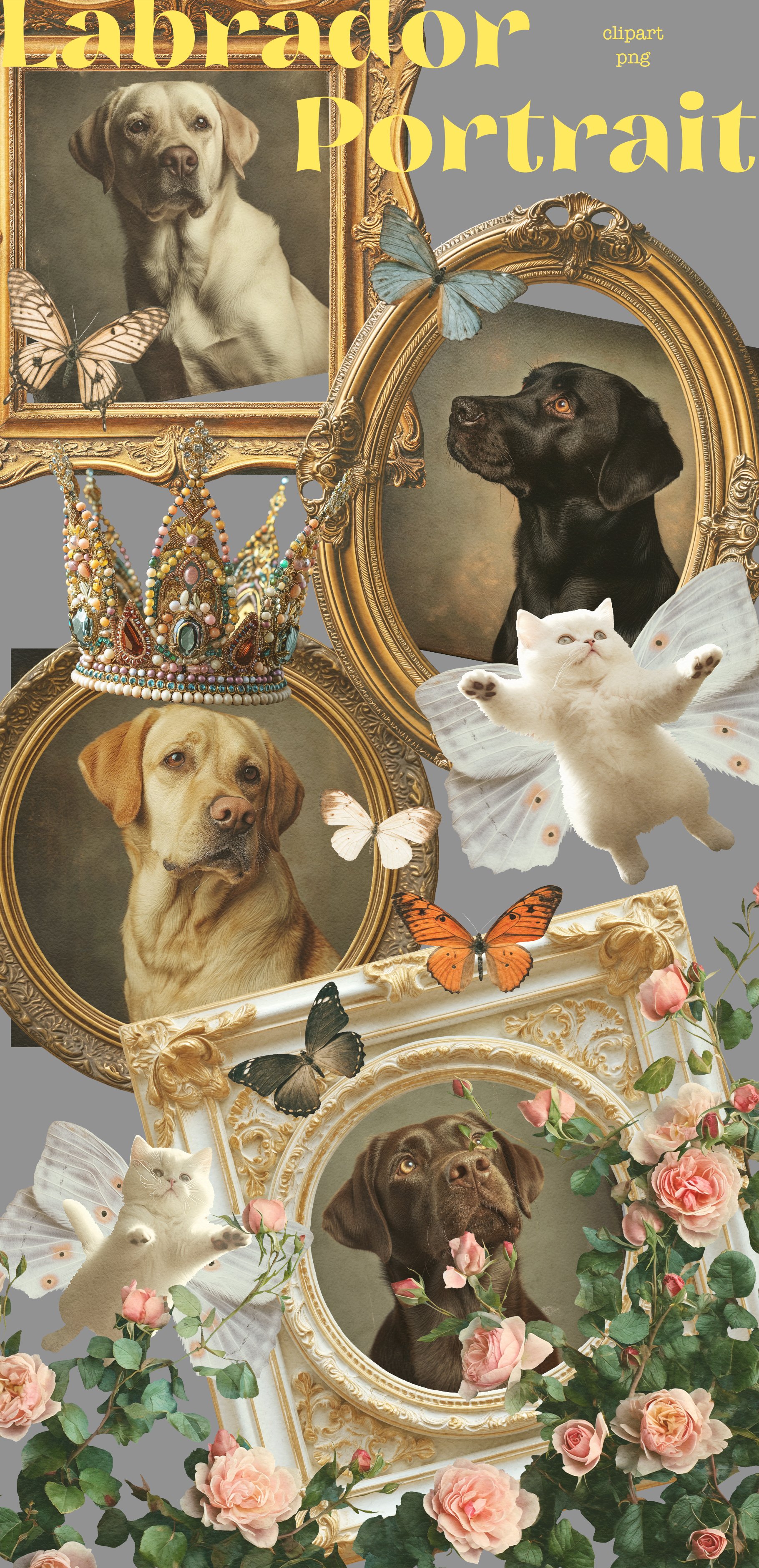 Labrador Vintage Portrait