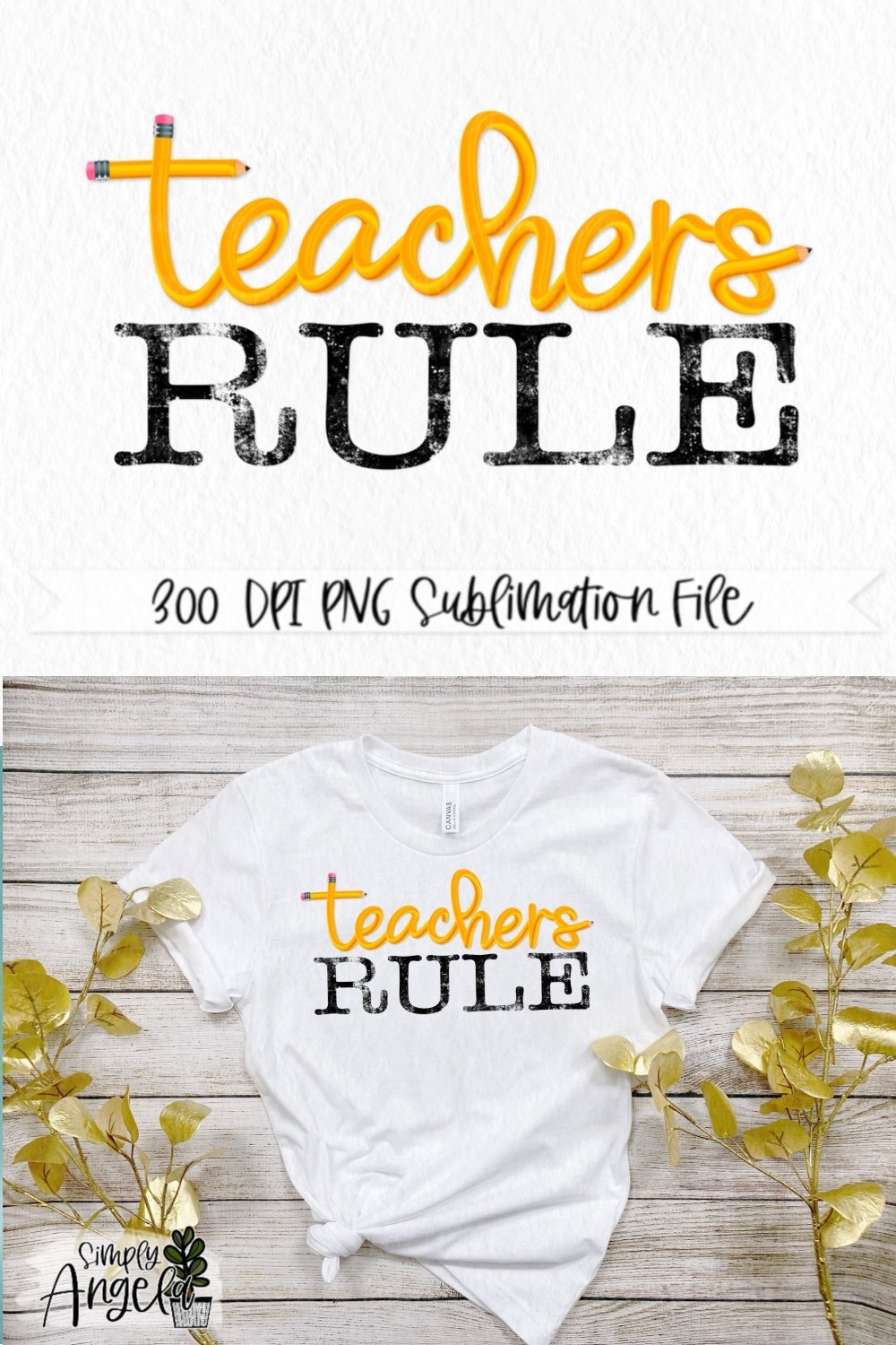 Teachers Rule Png Sublimation Design