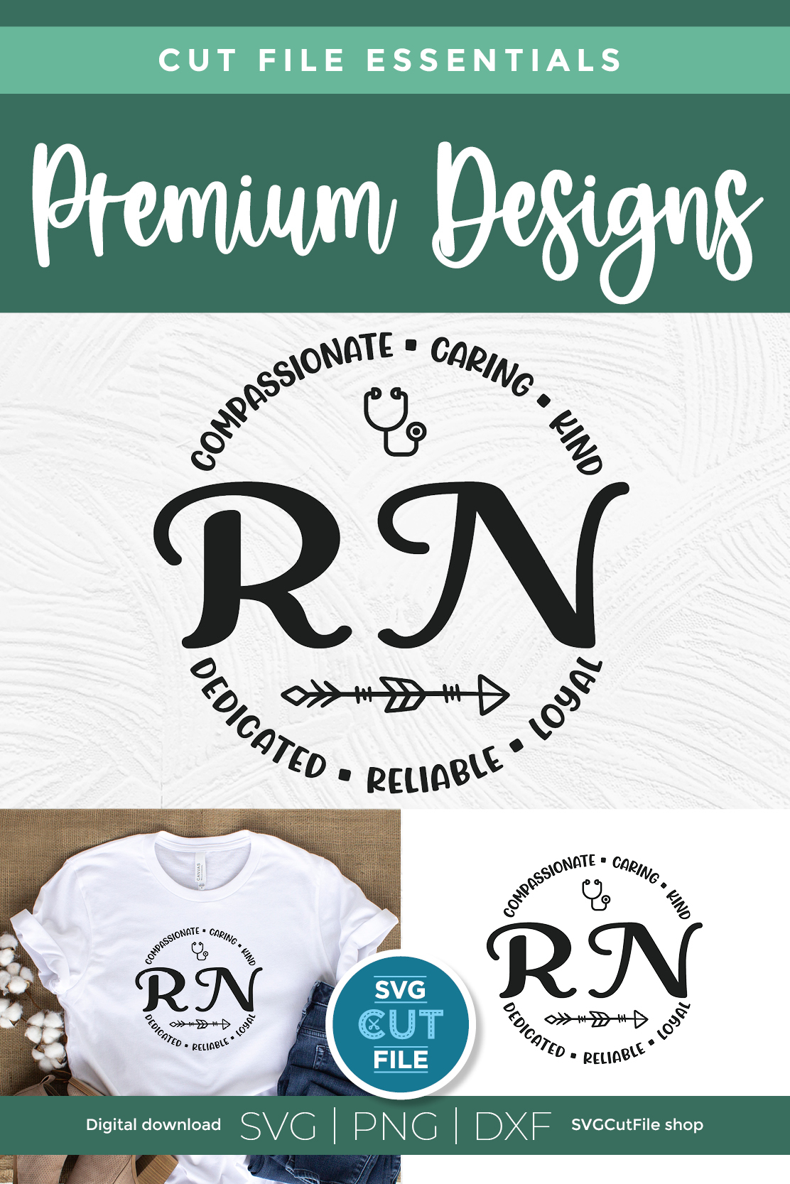 RN svg with round circle design