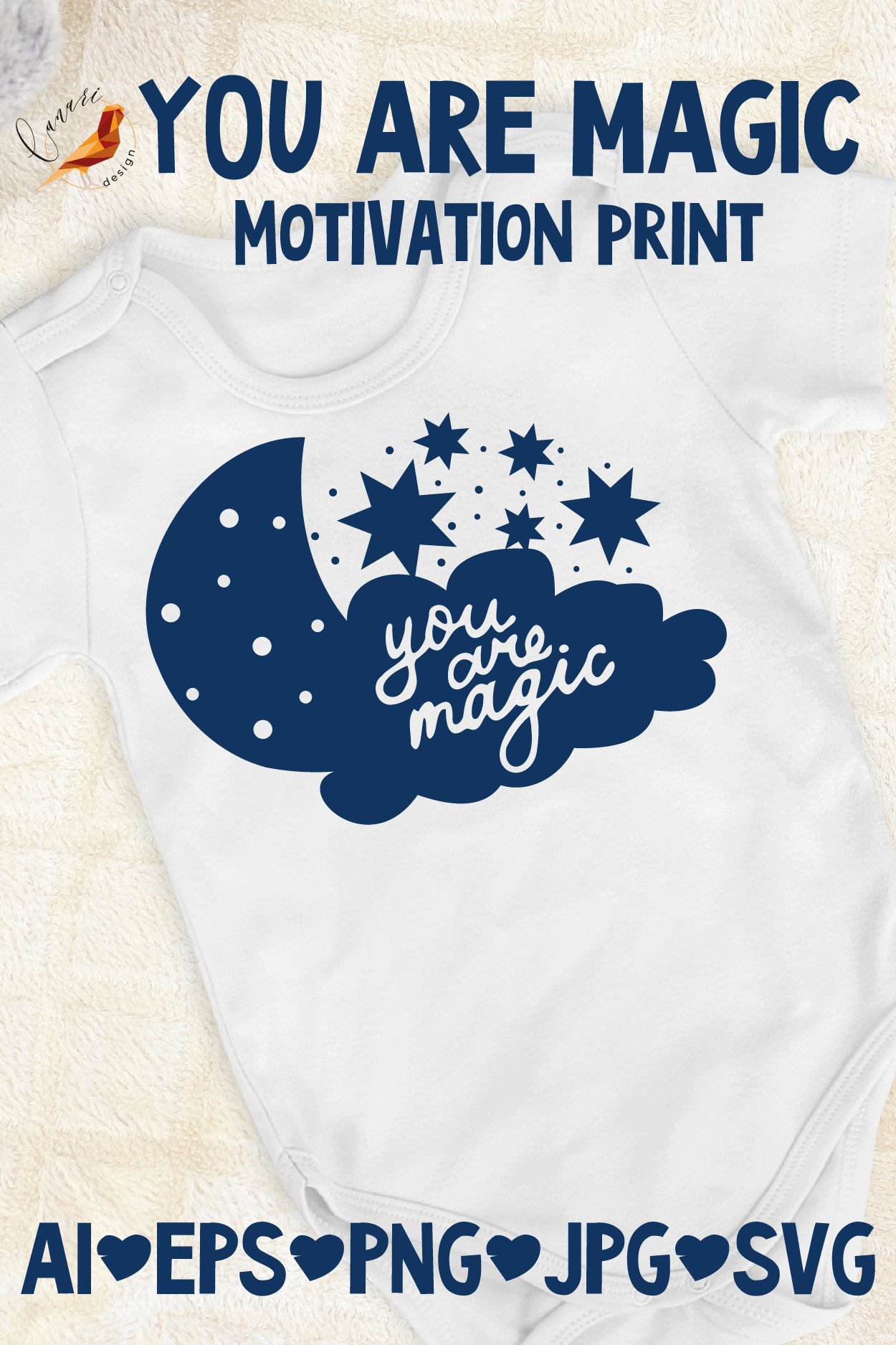 YOU ARE MAGIC MOTIVATION PRINT SVG Sublimation PNG Lettering