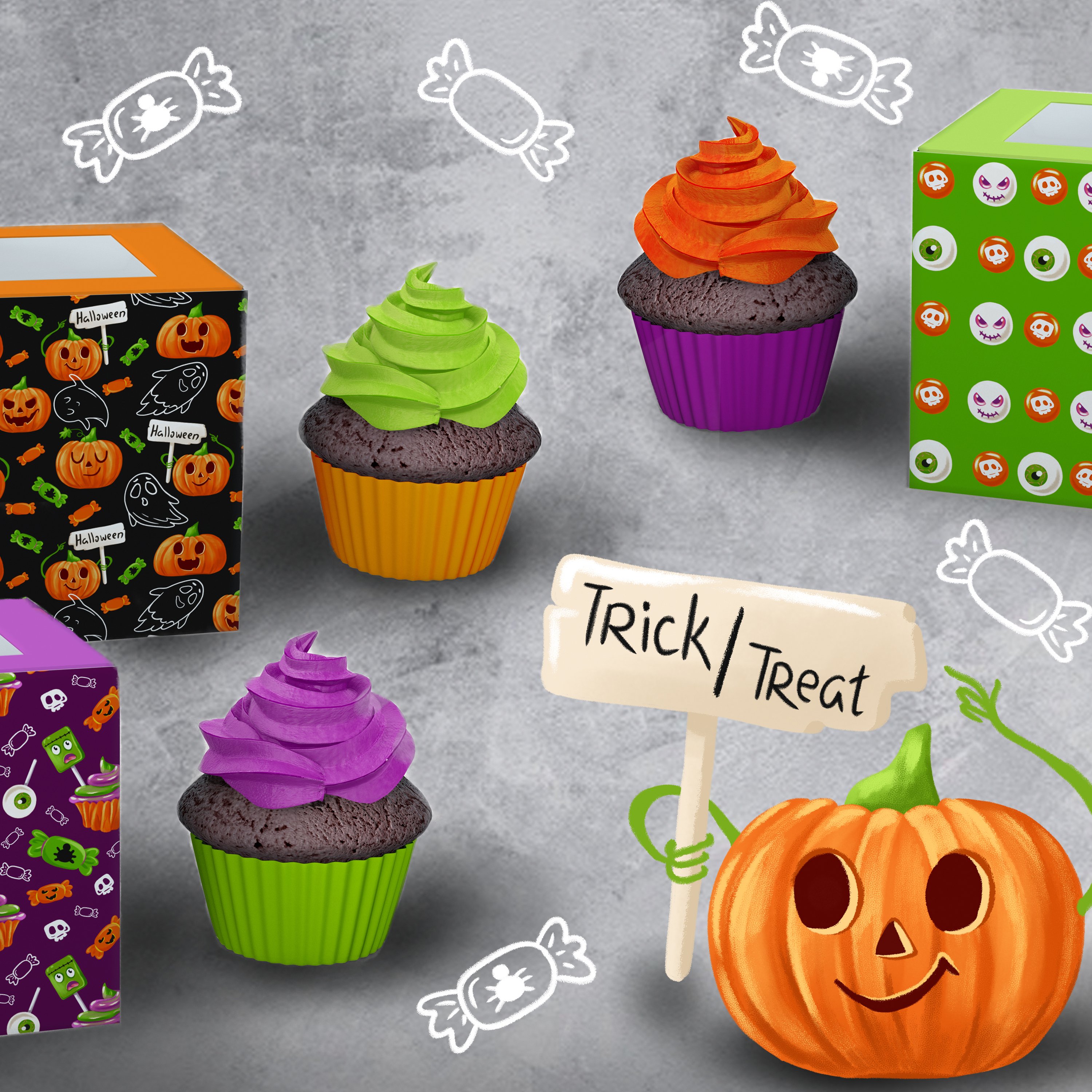 Textural Halloween Digital paper