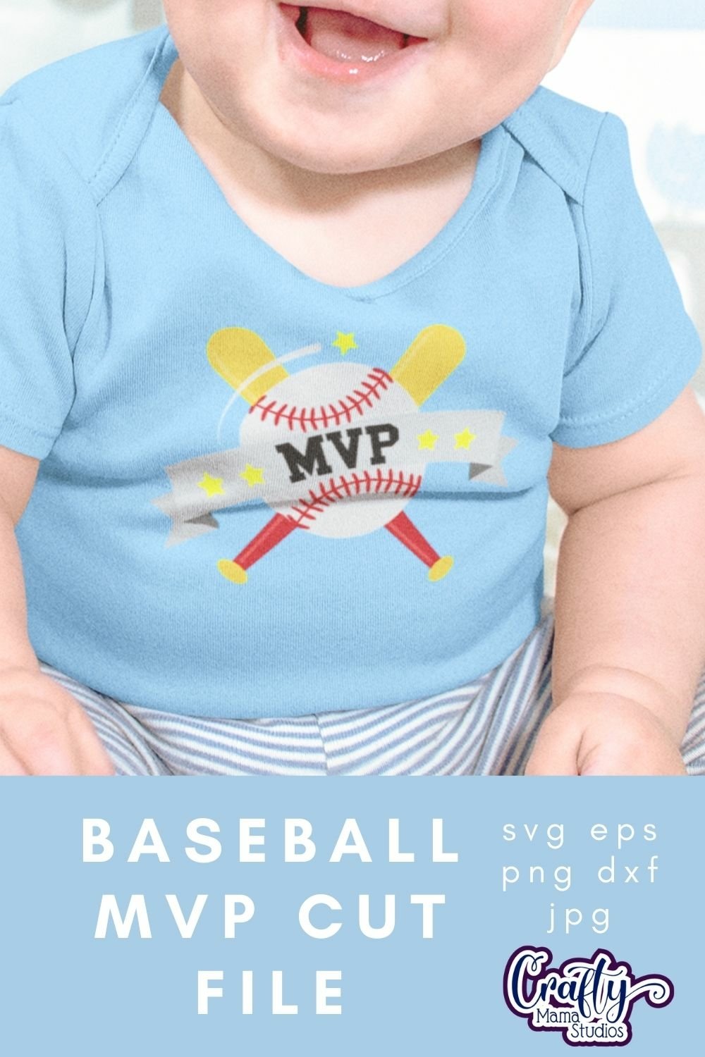 Baseball MVP | Kids Sports Svg Design Cut File