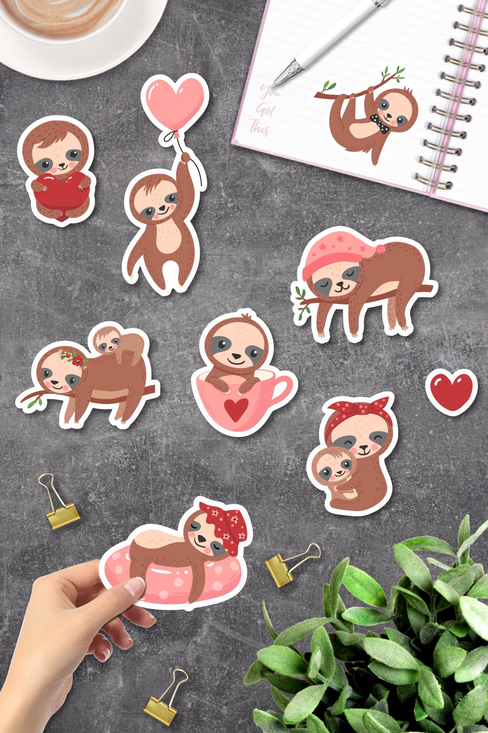 sloth stickers