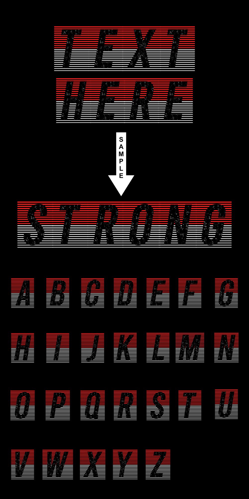 Sport Striped Alphabet svg, Striped Font Lettering svg set