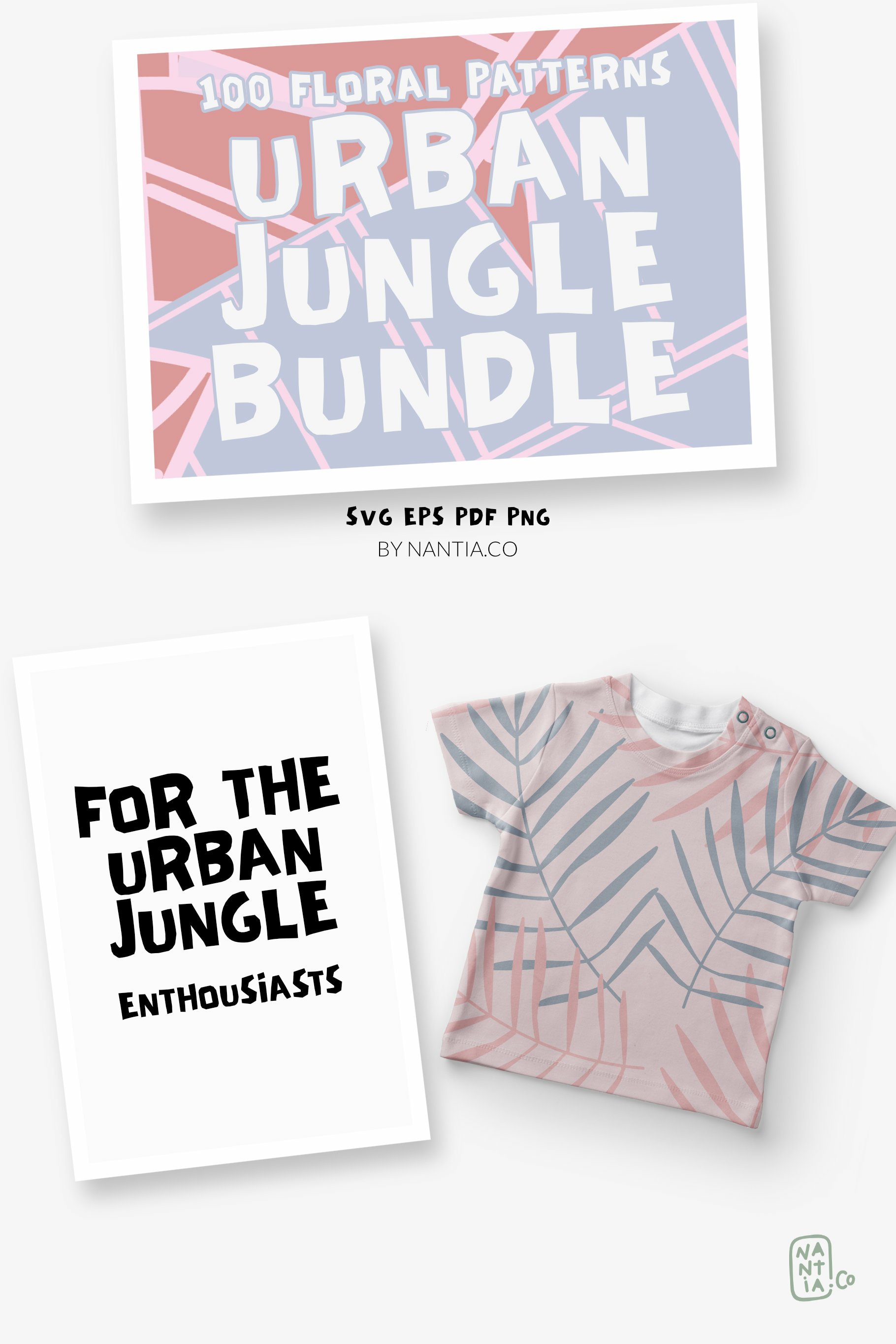 Tropical Seamless Patterns | Jungle Foliage Designs