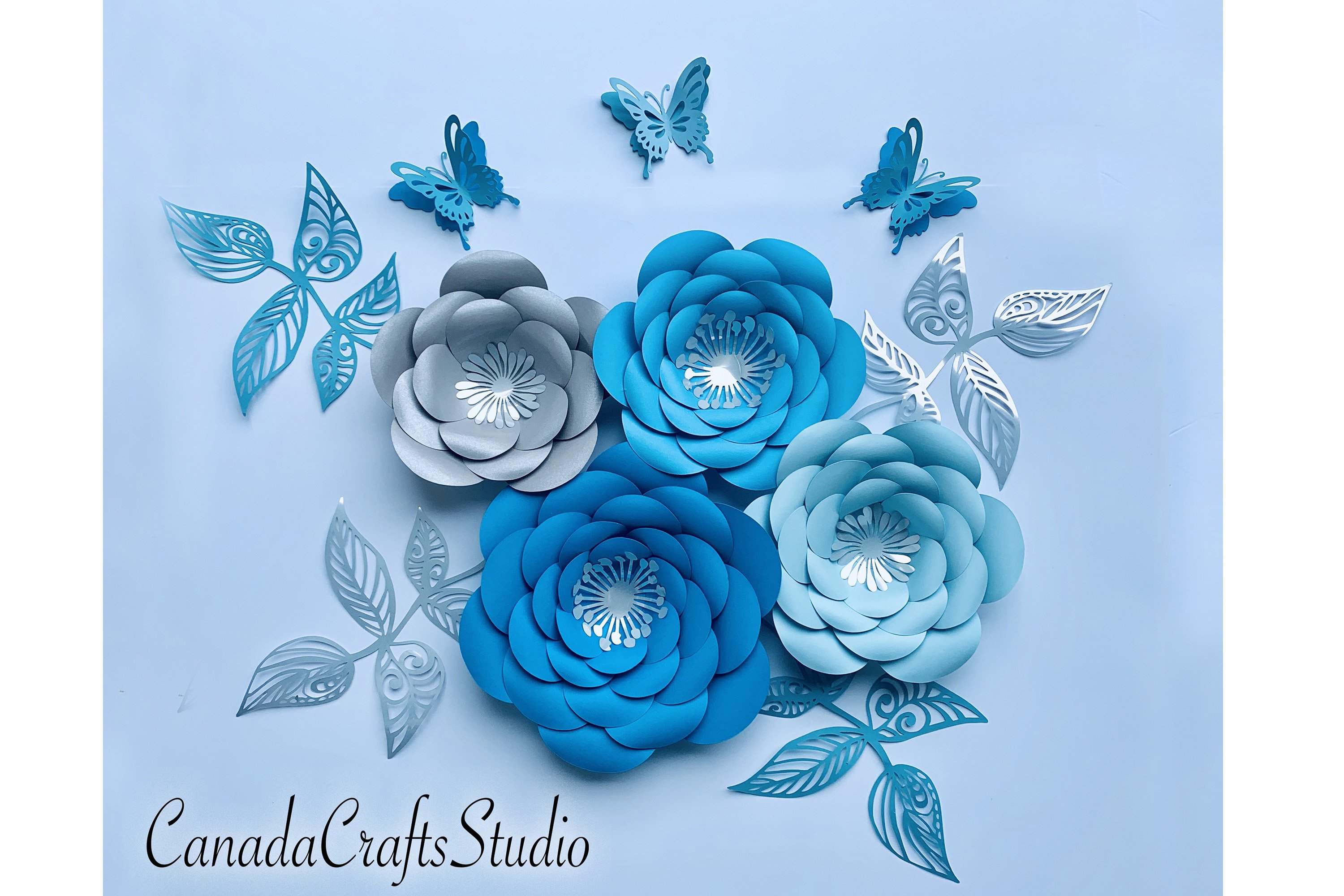 Bundle 10 Giant Paper flower Composition