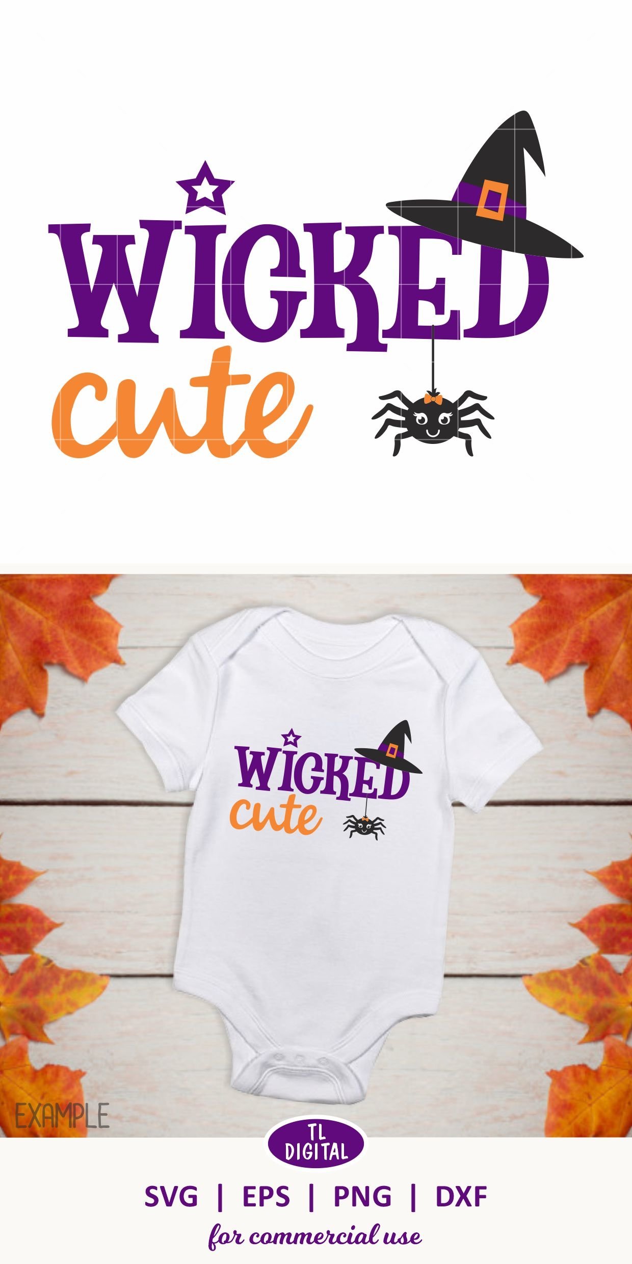 Wicked Cute - Halloween Design - SVG|EPS|PNG|DXF