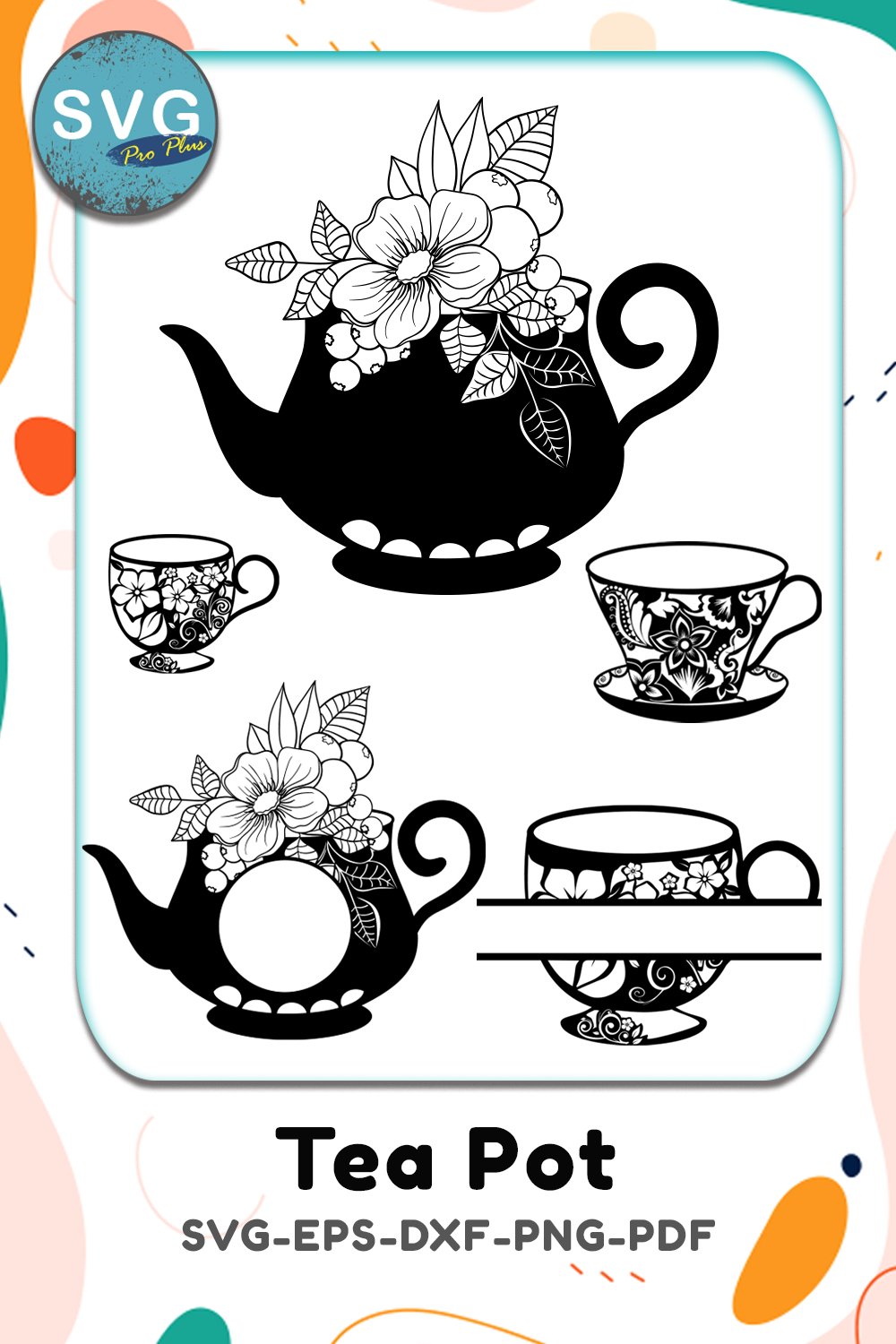 Coffee Tea Svg, Cup Svg Bundle, Tea Pot svg (2449565)