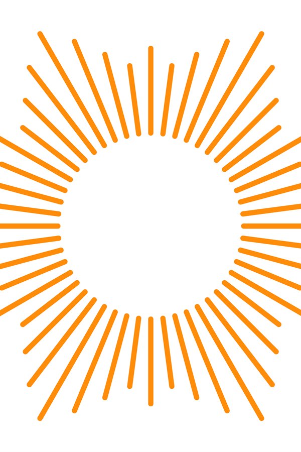 Sunburst icon. Star light rays blast effect