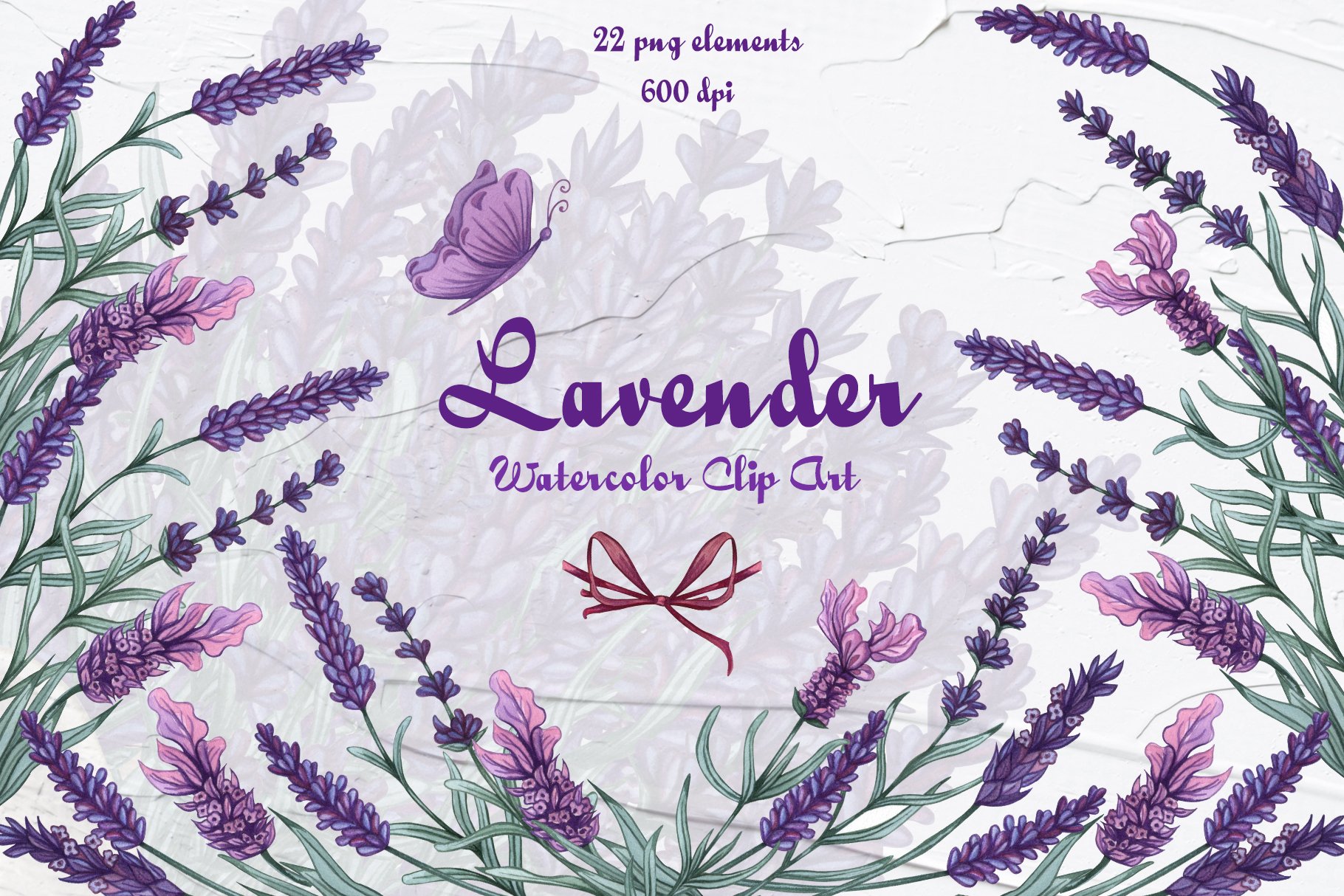 Lavender Individual Flowers