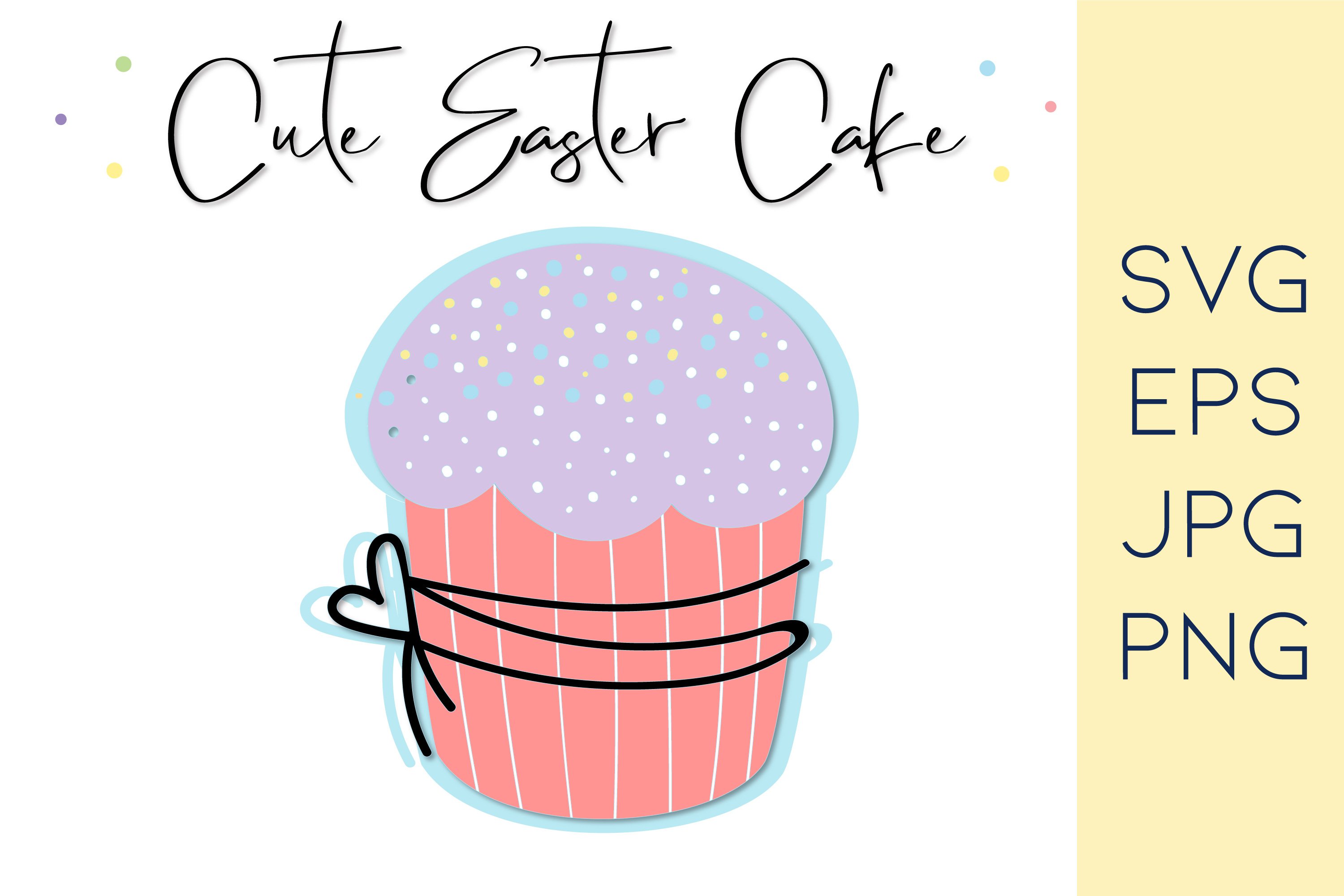 Easter cake SVG|Easter cupcake|Easter SVG