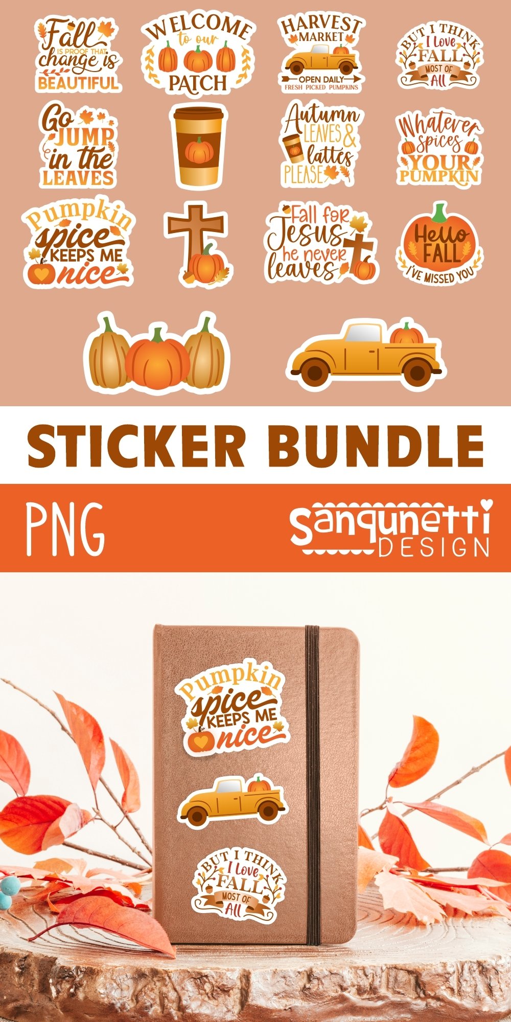 Fall sticker bundle | Autumn stickers