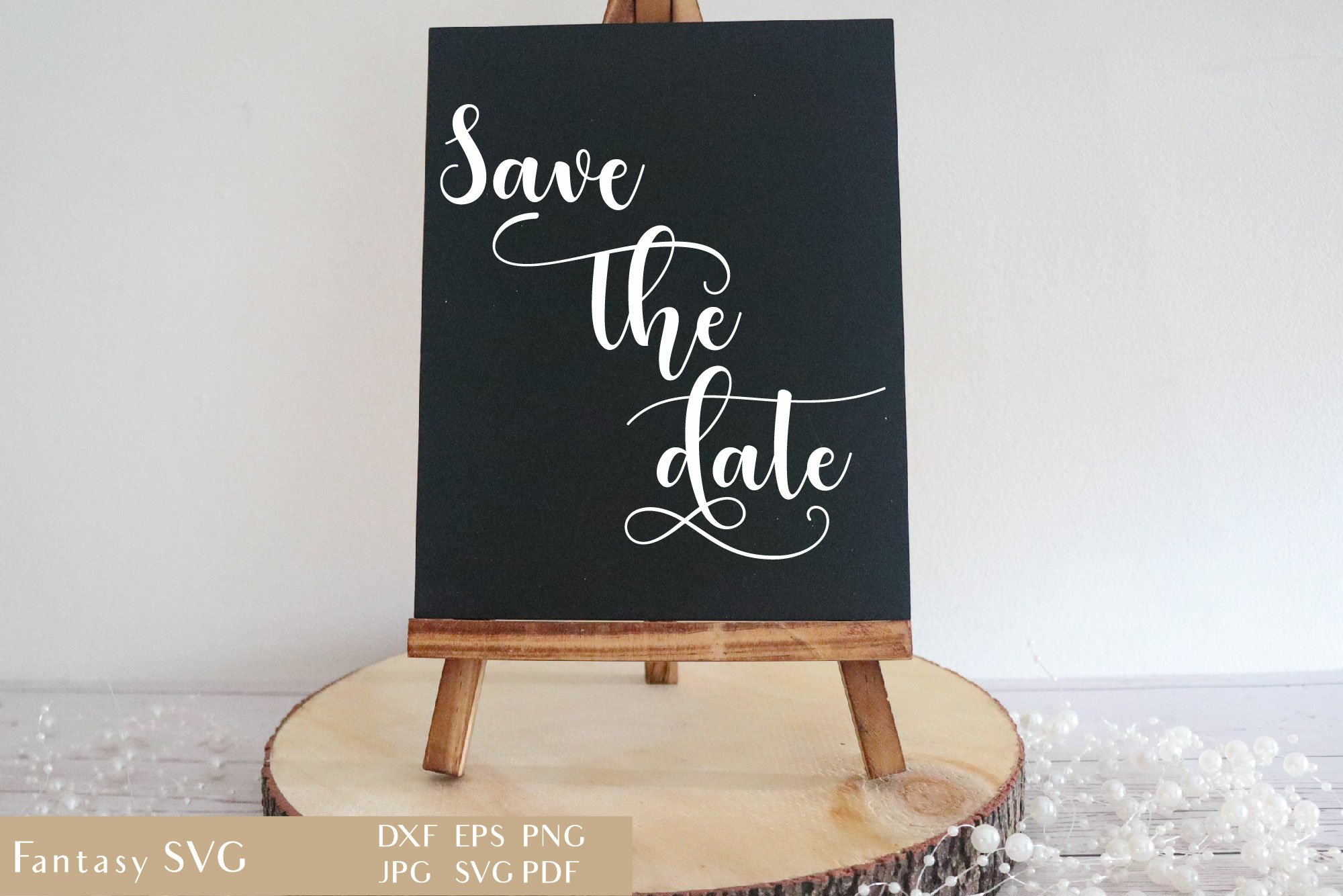 Save The Date | Wedding SVG Cut File | Bachelorette DXF EPS