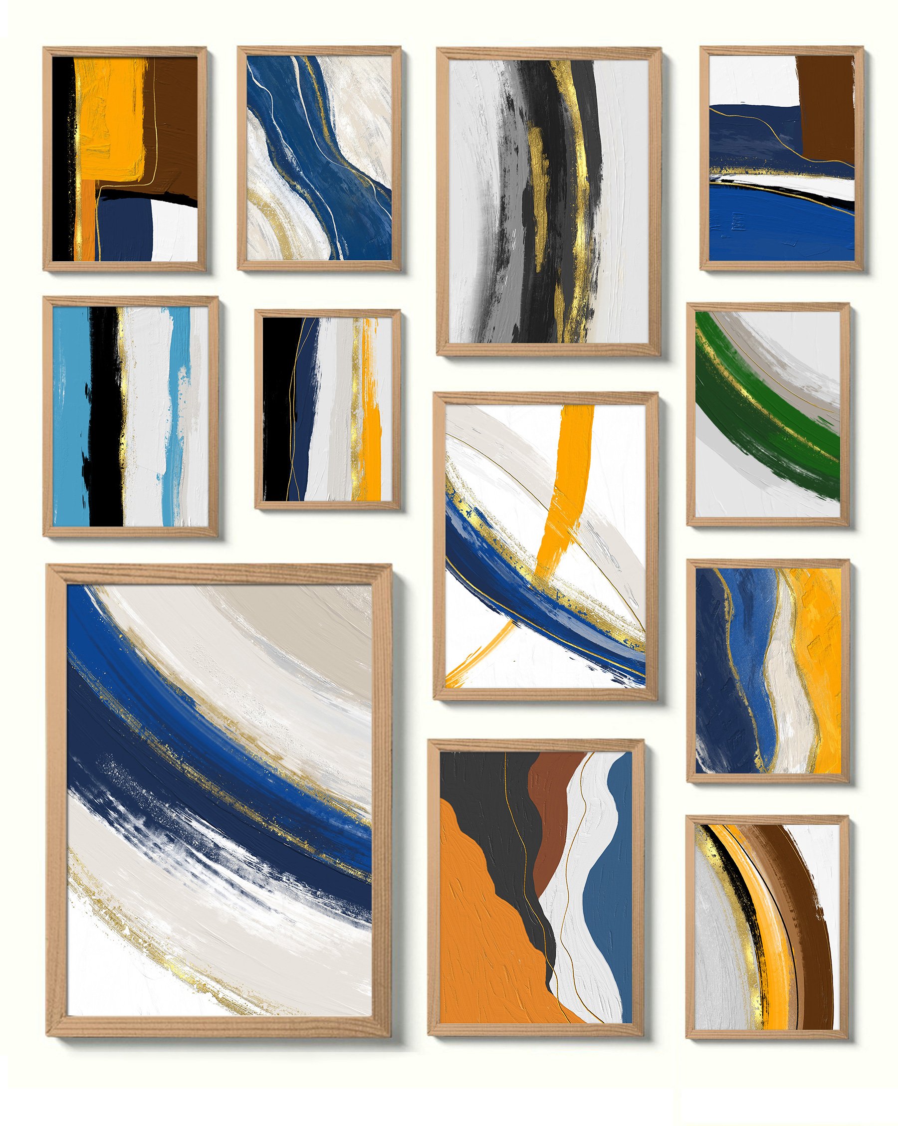 Modern simple style abstract line art pattern