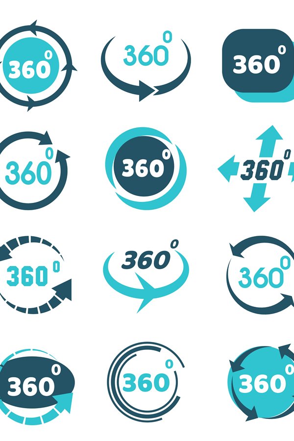 Rotate 360 view icons