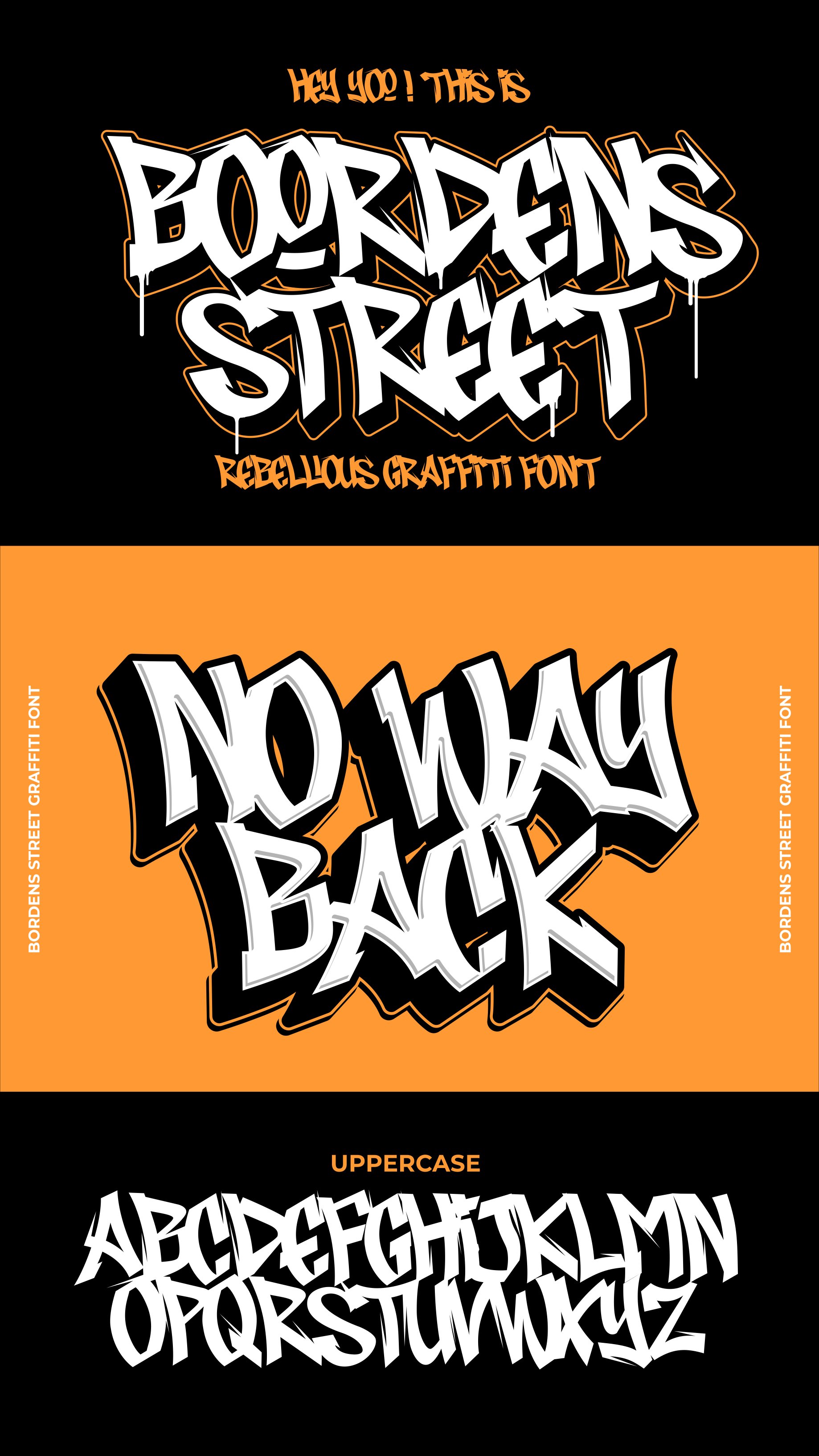 Boordens Street - Graffiti Font