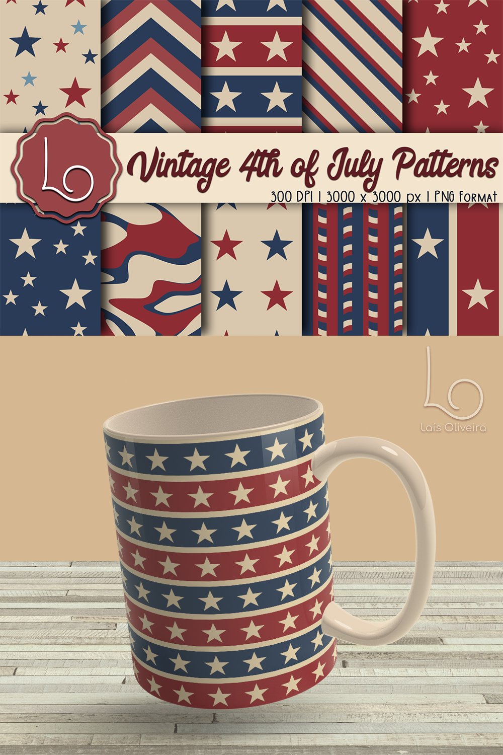 10 Vintage 4th of July Patterns